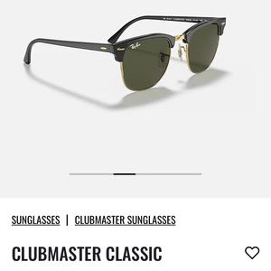 Ray-Ban | Accessories | Rayban Clubmaster Classic Sunglasses Authentic ...